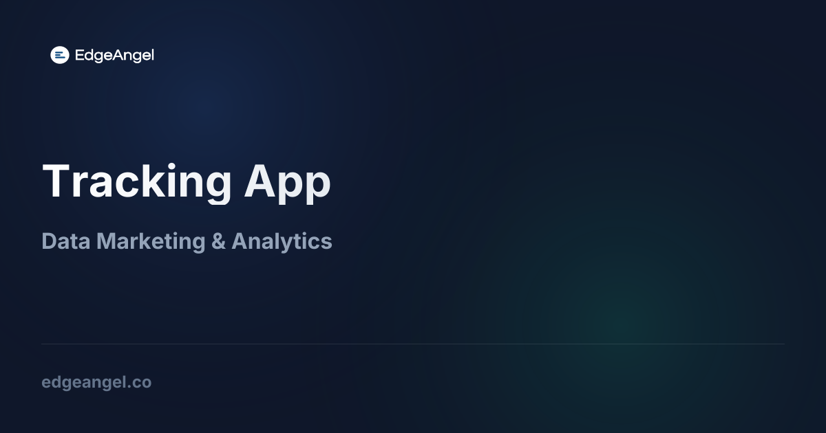 Tracking App Mobile - EdgeAngel